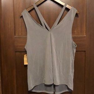 American Eagle Outfitters | Tops | Nwt Aeo Soft Sexy Sueded Blue Strappy Tank Sz Lg | Poshmark